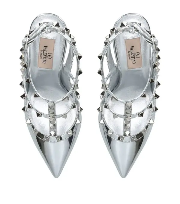 Valentino Garavani Mirrored Rockstud Pumps 100