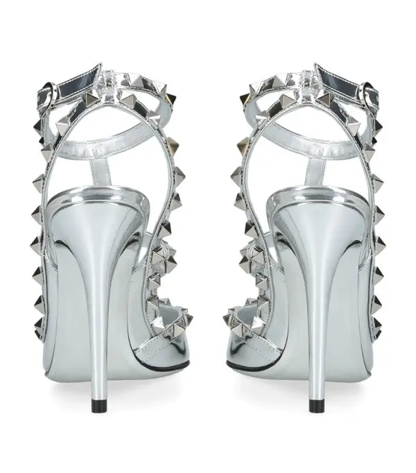 Valentino Garavani Mirrored Rockstud Pumps 100