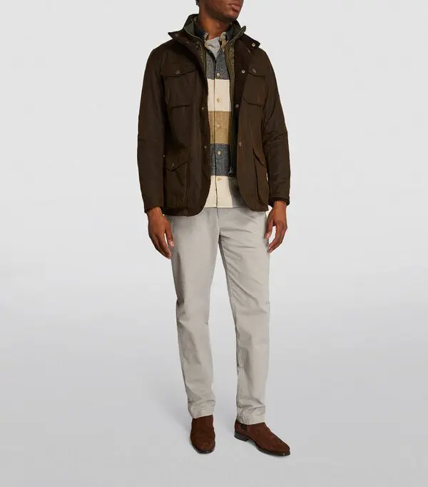 Barbour Ogston Wax Jacket - Green