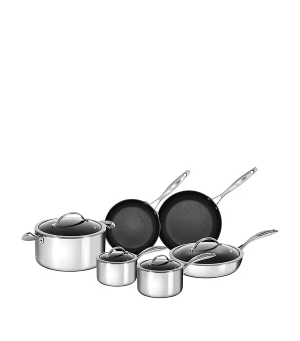 SCANPAN Haptiq 6-piece Cookware Set - Metallic