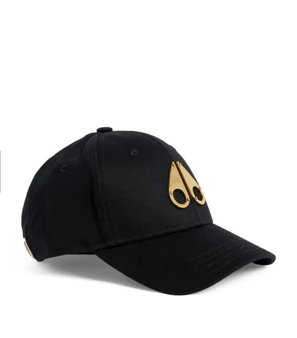 Moose Knuckles Icon Logo Baseball Cap - Black