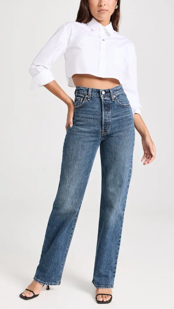 LEVI'S Ribcage Full Length Jeans - Valley View