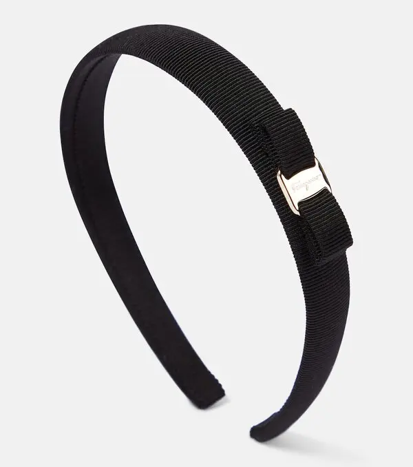 FERRAGAMO Vara Bow Headband - Black