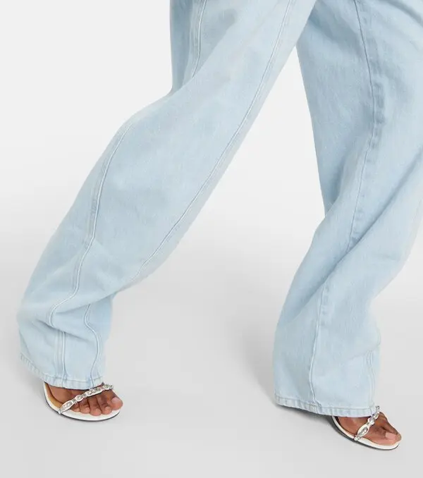 Isabel Marant Étoile Vetan Straight Jeans - Blue