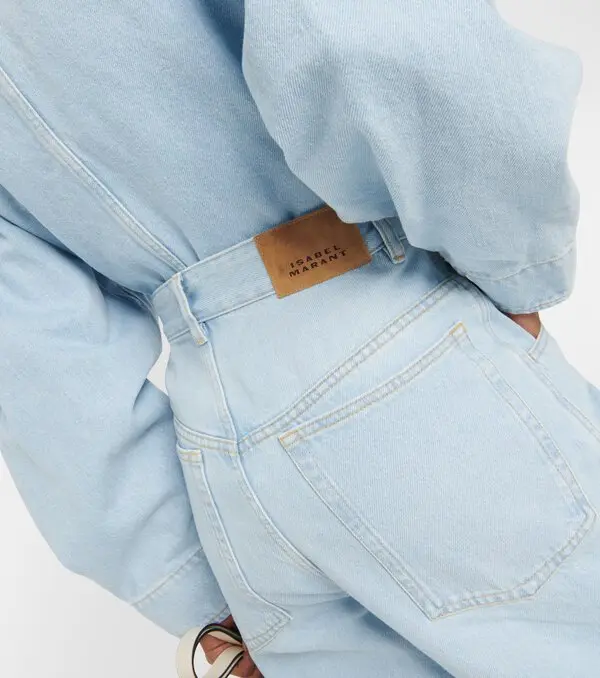 Isabel Marant Étoile Vetan Straight Jeans - Blue