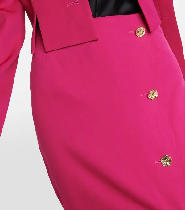 Nina Ricci Wool Midi Pencil Skirt