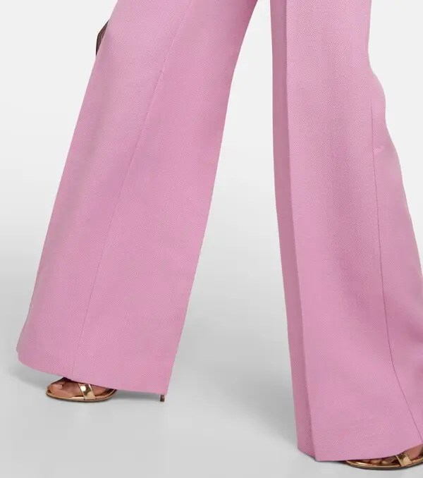 Etro Wide-leg Wool-blend Pants