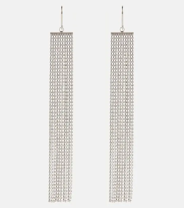 Isabel Marant Embellished Drop Earrings - Silver