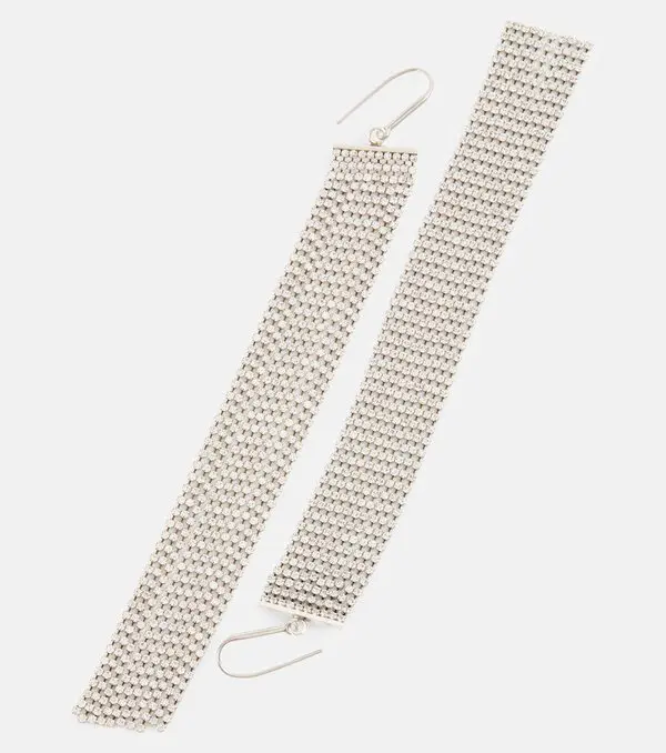 Isabel Marant Embellished Drop Earrings - Silver