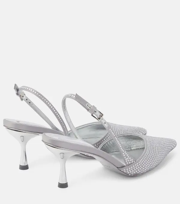 Simkhai Dylan Embellished Slingback Pumps
