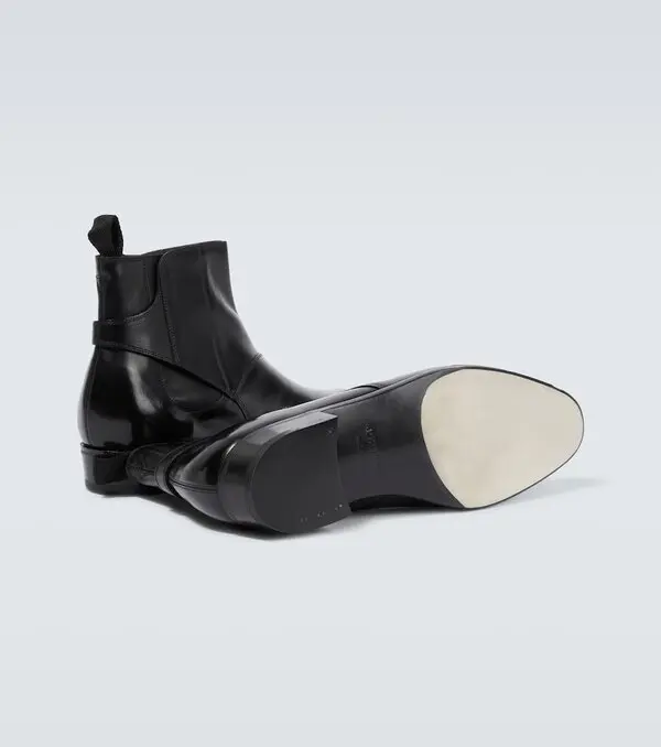 John Lobb Masons Leather Chelsea Boots