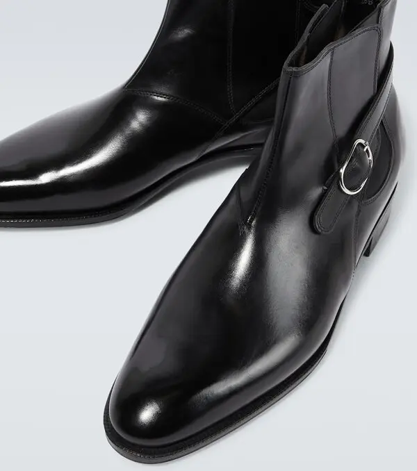 John Lobb Masons Leather Chelsea Boots