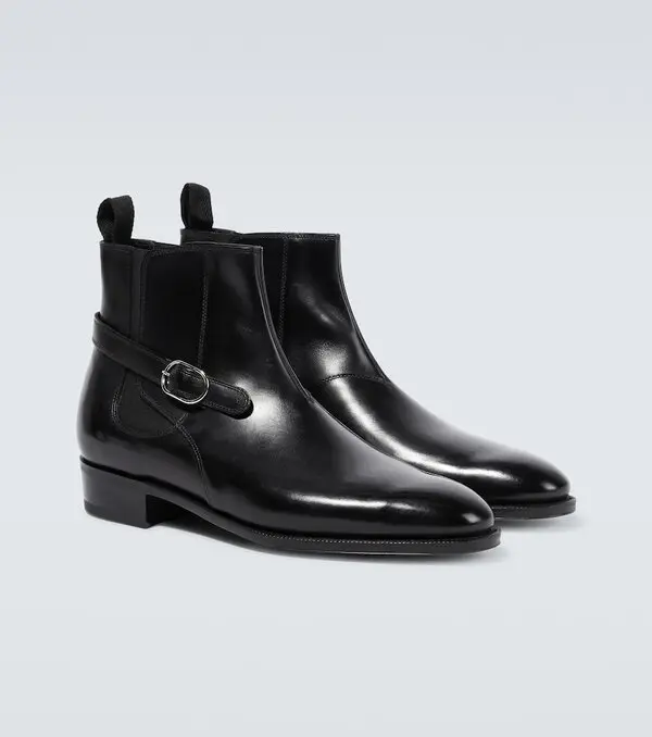 John Lobb Masons Leather Chelsea Boots