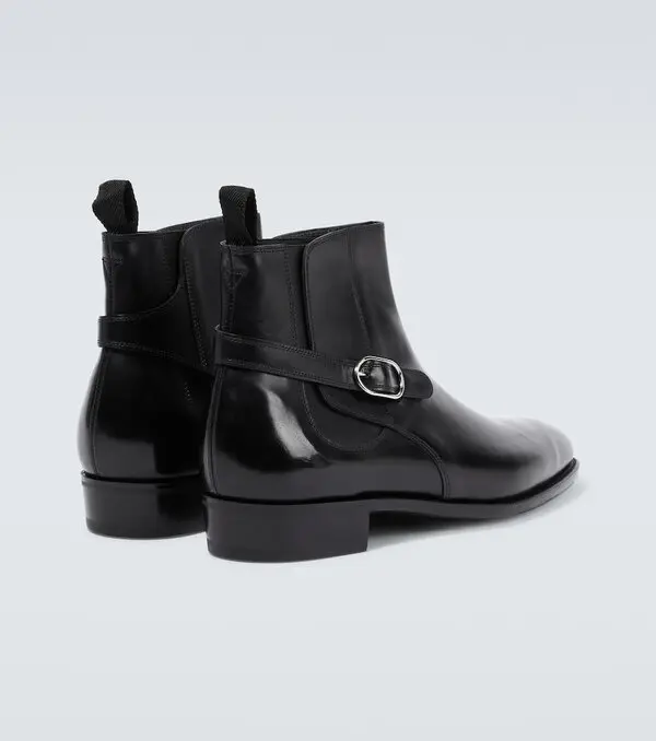 John Lobb Masons Leather Chelsea Boots