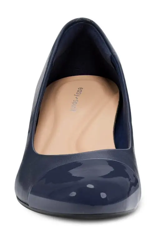 Easy Spirit Lucinda Cap Toe Pump - Dark Blue