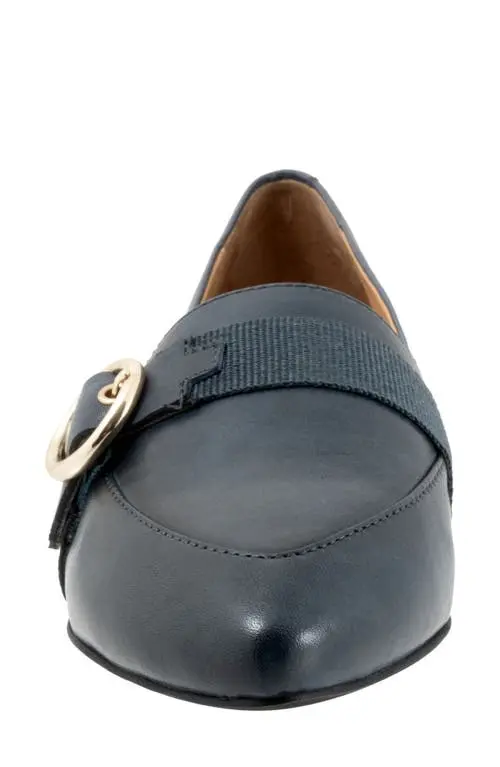Trotters Emmett Pointed Toe Loafer - Navy