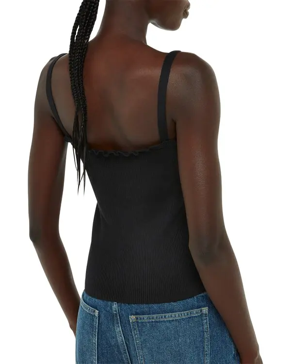 Whistles Ruffled Trim Camisole