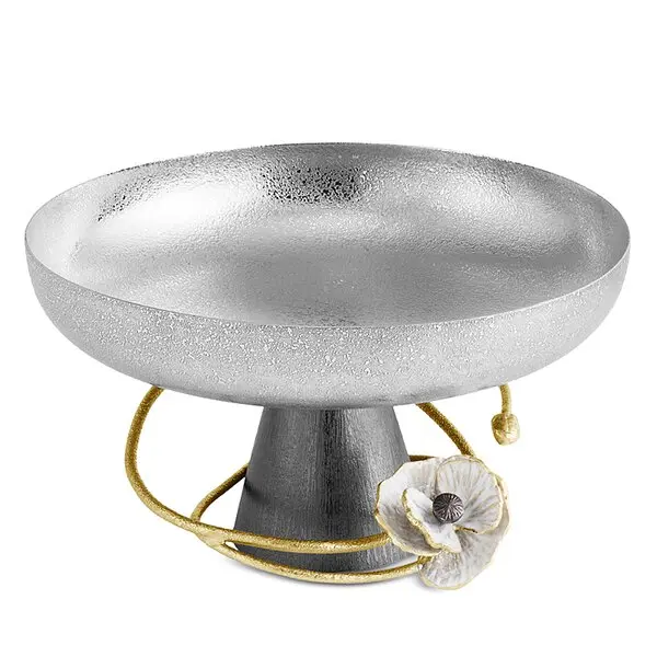 Michael Aram Anemone Fruit Bowl, Medium - Silver