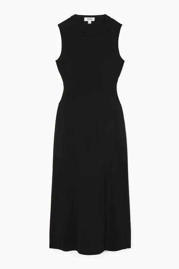 white christmas dresses Raya Cotton Backless Maxi Dress - Organic Openback maxi Dress main image 1