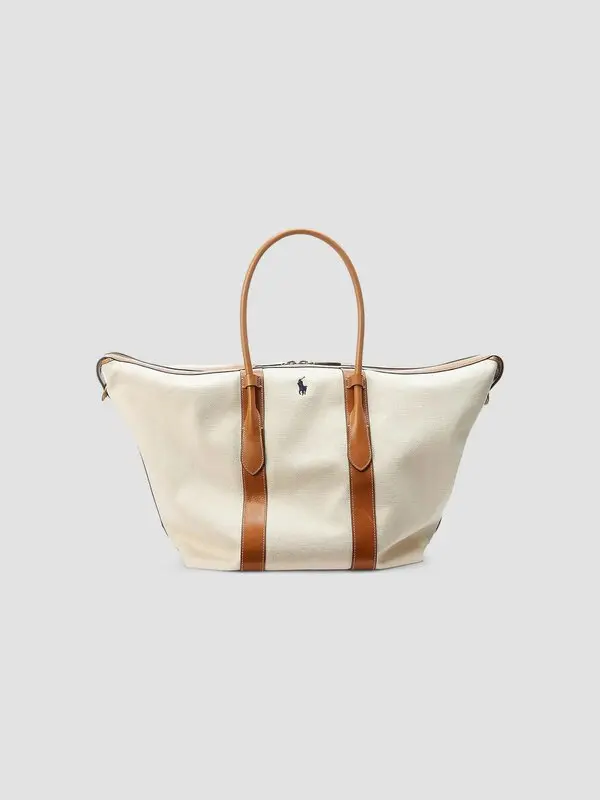 Polo Ralph Lauren Bellport Canvas Tote Bag - Natural