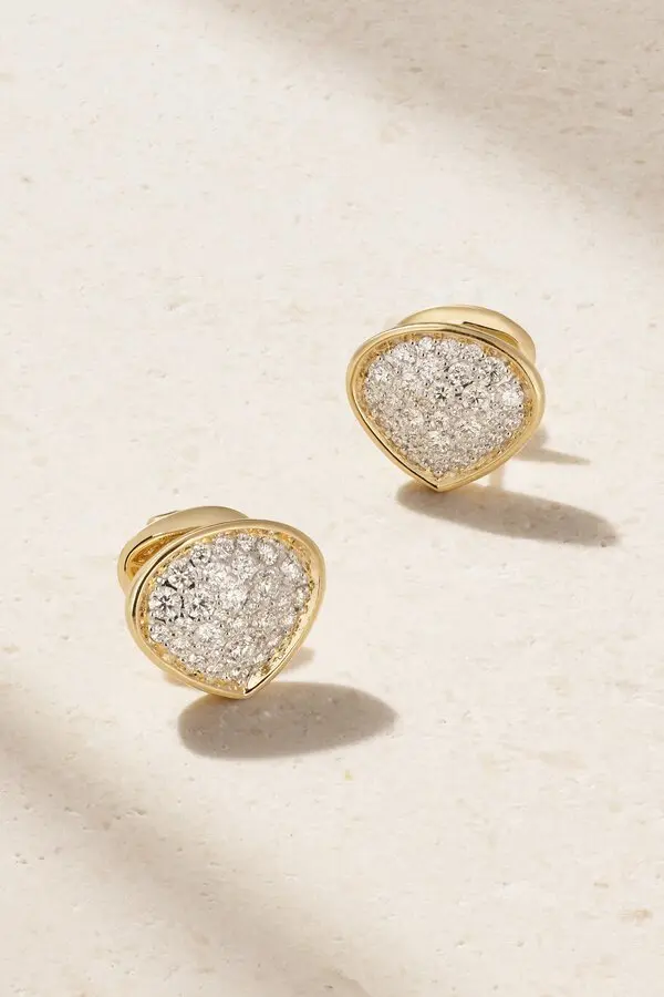 Marina B Trisola 18-karat Diamond Earrings - Gold