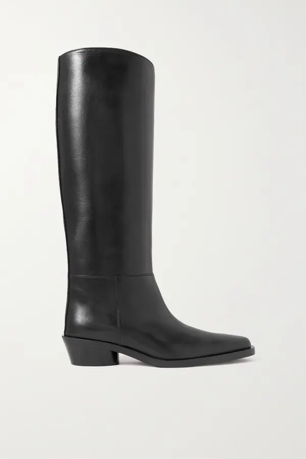 Proenza Schouler Bronco Leather Knee Boots