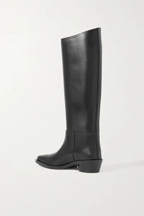 Proenza Schouler Bronco Leather Knee Boots