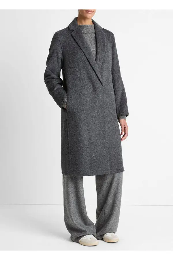 Vince Classic Wool-blend Coat