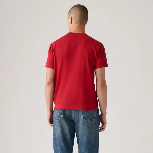 LEVI'S Logo Classic Tee Shirt T-shirt - Crimson