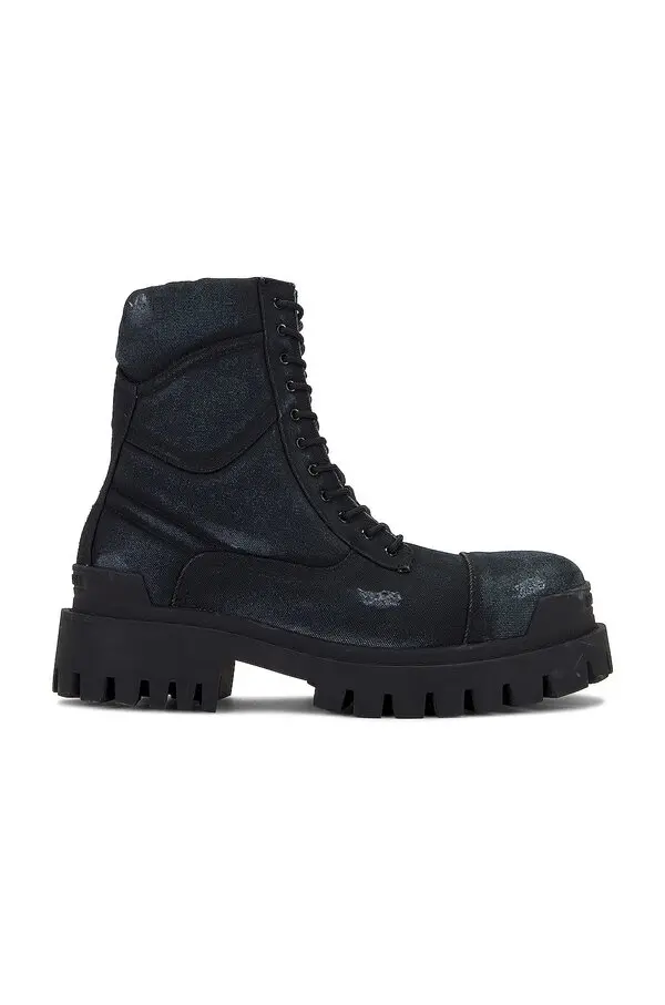 Balenciaga Combat Strike Boot - Black