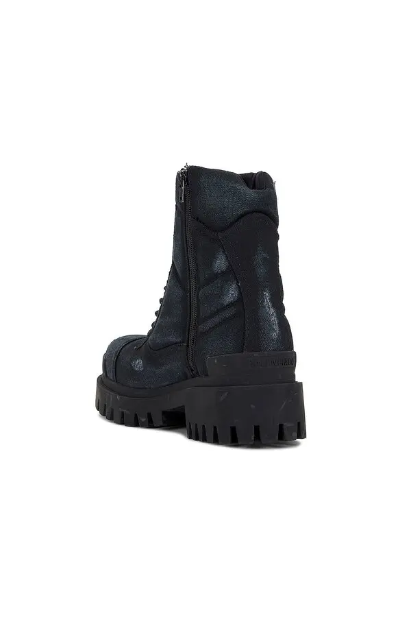 Balenciaga Combat Strike Boots - Black