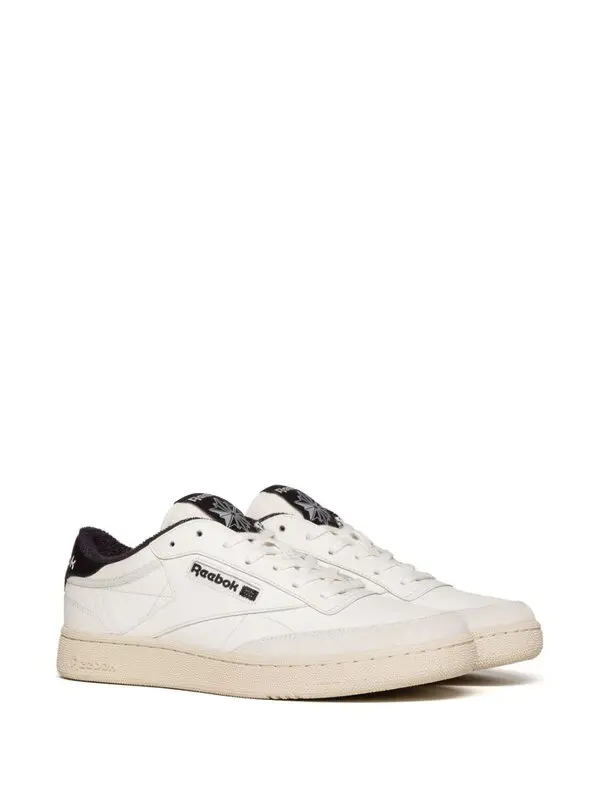 REEBOK Club C Embossed Leather Sneakers - White