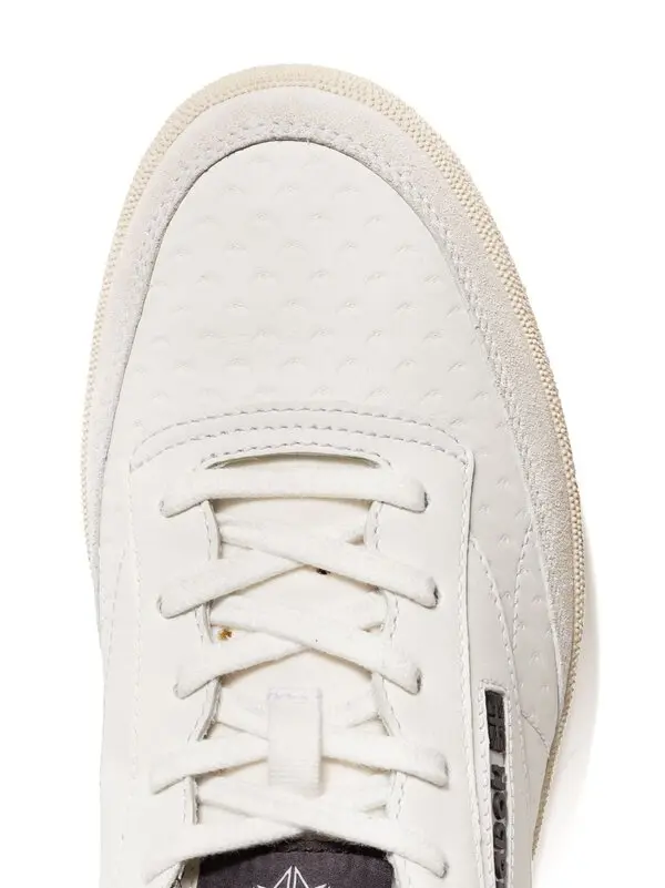 REEBOK Club C Embossed Leather Sneakers - White