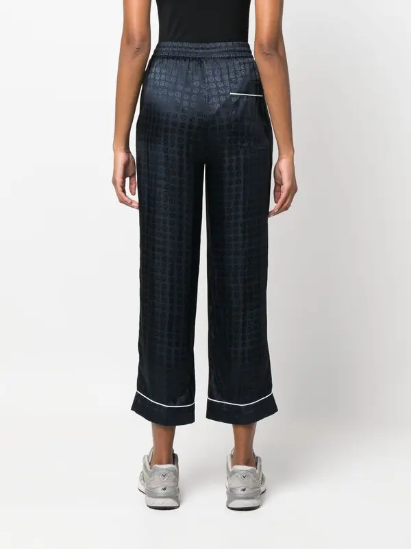 10 CORSO COMO Circle-motif Trousers - Blue