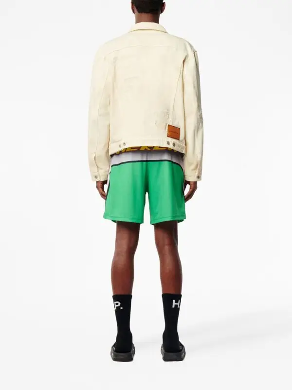Heron Preston Logo-patch Cotton Jacket - White
