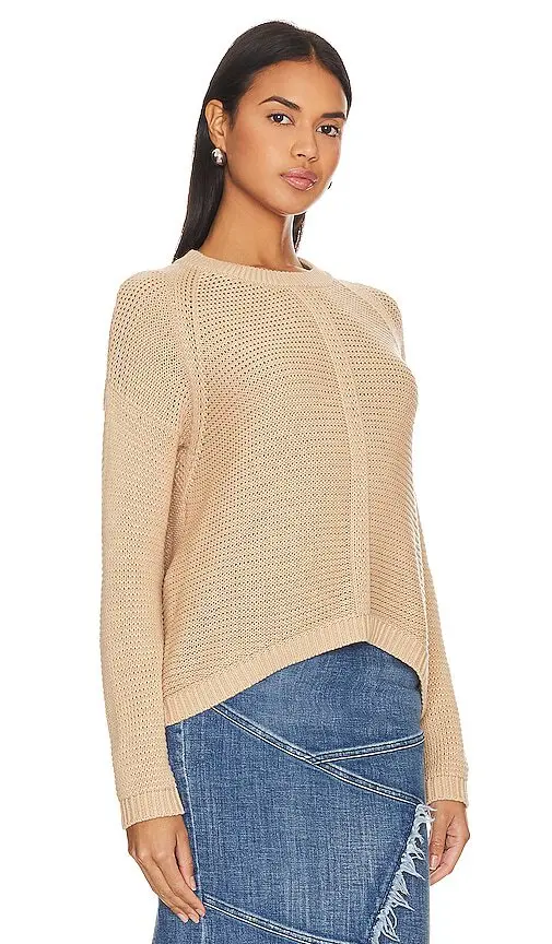 Autumn Cashmere Open Stitch Crew Neck