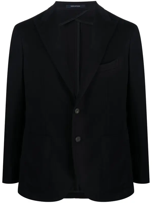 Tagliatore Single-breasted Virgin Wool-blend Blazer