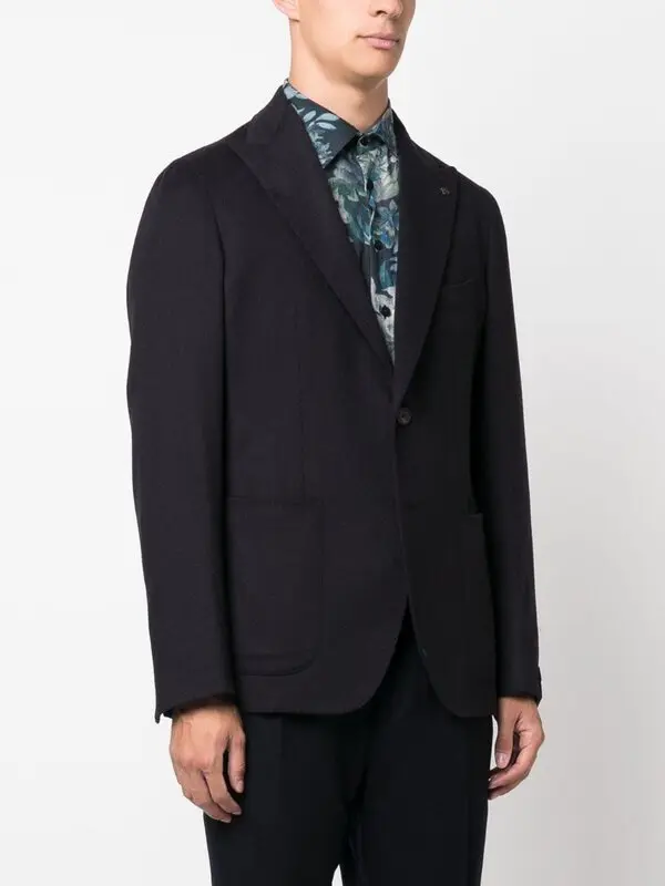 Tagliatore Single-breasted Virgin Wool-blend Blazer