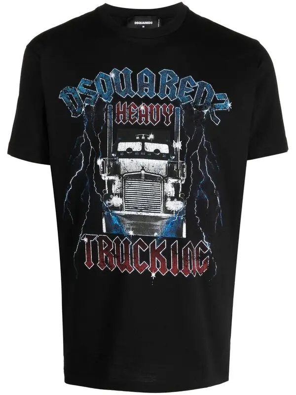 Dsquared2 Graphic-print Cotton T-shirt