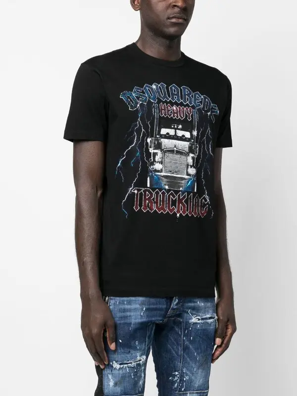 Dsquared2 Graphic-print Cotton T-shirt