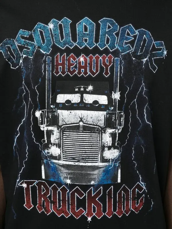 Dsquared2 Graphic-print Cotton T-shirt