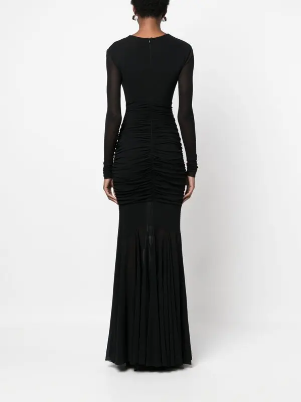 Philosophy Di Lorenzo Serafini Ruched Cut-out Maxi Dress