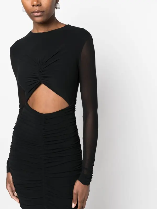 Philosophy Di Lorenzo Serafini Ruched Cut-out Maxi Dress