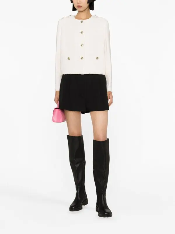 Maje Button-up Tweed Jacket