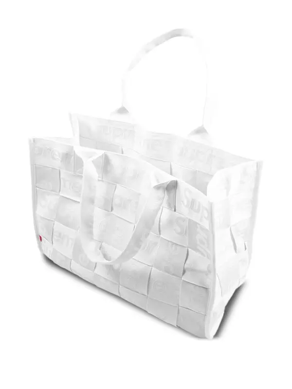 バッグ Supreme Woven Large Tote White Supreme Large Woven Tote - White | Editorialist
