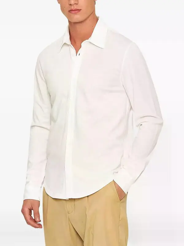 Orlebar Brown Giles Piqué Cotton Shirt - White
