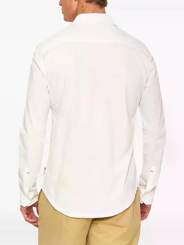 Orlebar Brown Giles Piqué Cotton Shirt - White