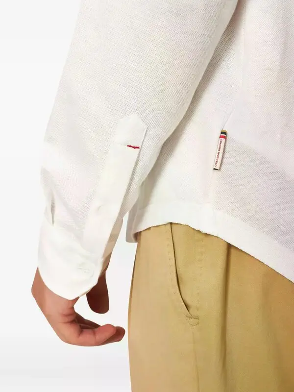 Orlebar Brown Giles Piqué Cotton Shirt - White