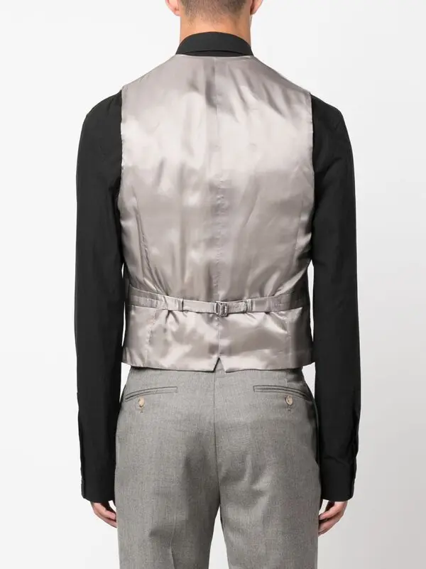 Polo Ralph Lauren Herringbone Wool-blend Waistcoat