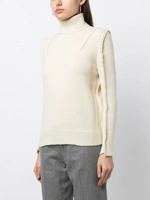 R13 Roll-neck Ribbed-knit Jumper